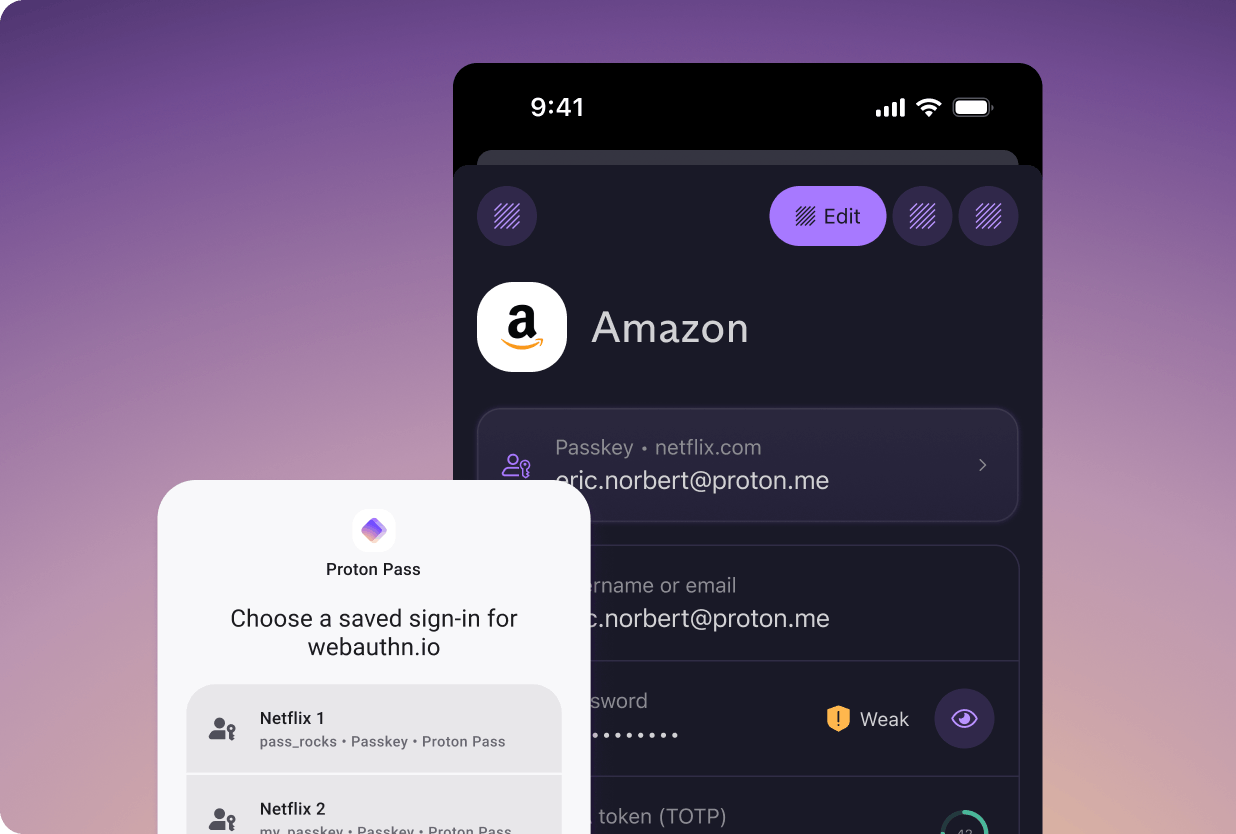Passwordless Authentication And Login Proton